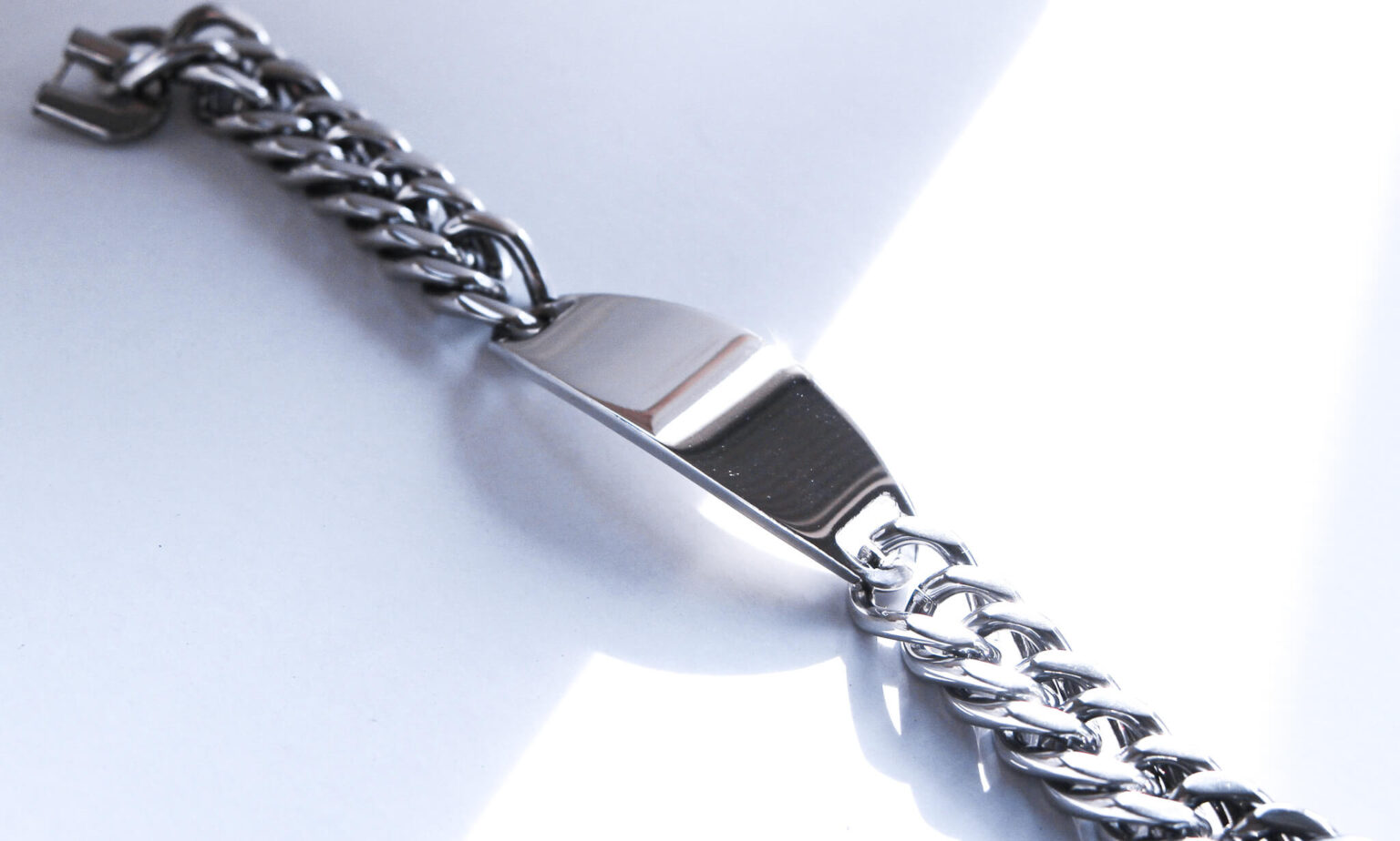 Stainless Steel ID Bracelet, Mens Stainless Steel Bracelet