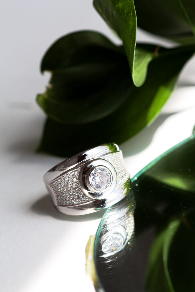 Sterling Silver CZ Ring - Arias Jewellery Palace