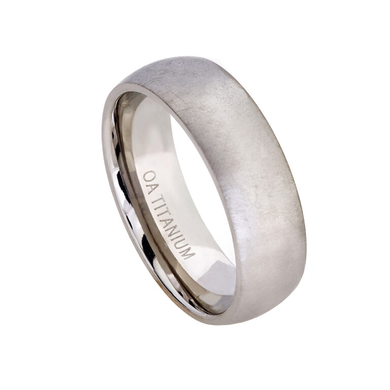 Titanium Brushed Finish Ring Titanium Rings South Africa