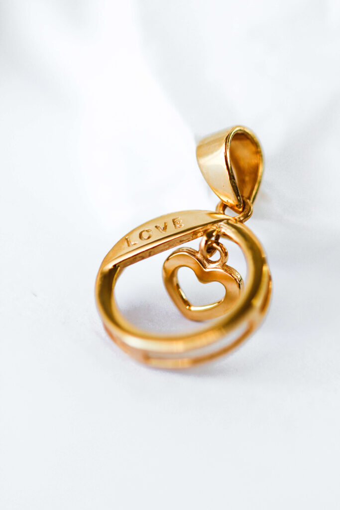 9ct Gold Love Heart Pendant, #1 Best Gold Pendants South Africa